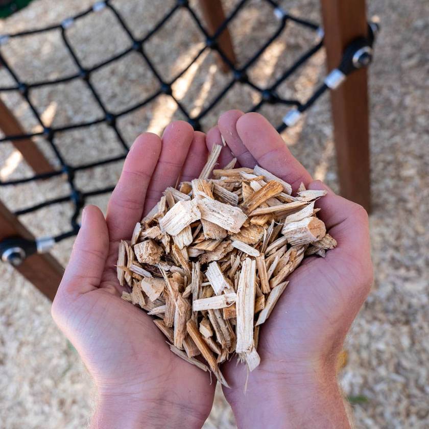 Soft Fall Mulch • Playground Mulch • PMB • Perth Materials Blowing