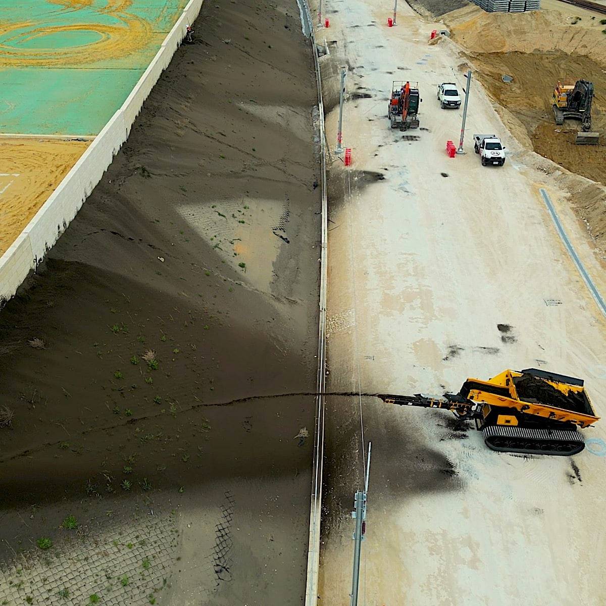 Batter Slope • Road Batter • PMB | Perth Materials Blowing