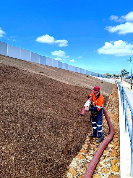 Batter Slope • Road Batter • PMB | Perth Materials Blowing