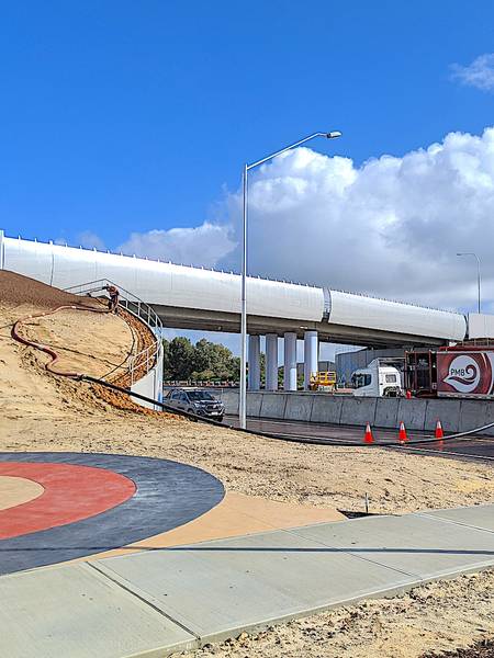 Batter Slope • Road Batter • PMB | Perth Materials Blowing