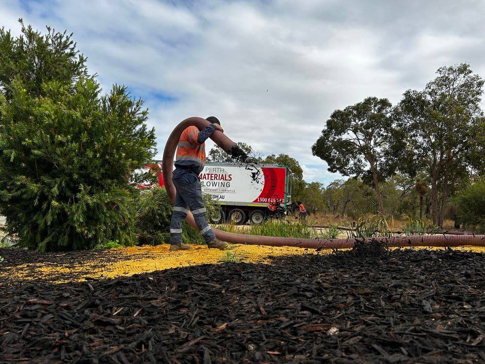 ATU Mulching At Scale: Done Right | Perth Materials Blowing