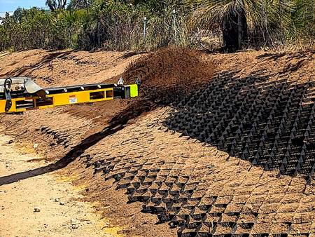 Batter Slope • Road Batter • PMB | Perth Materials Blowing