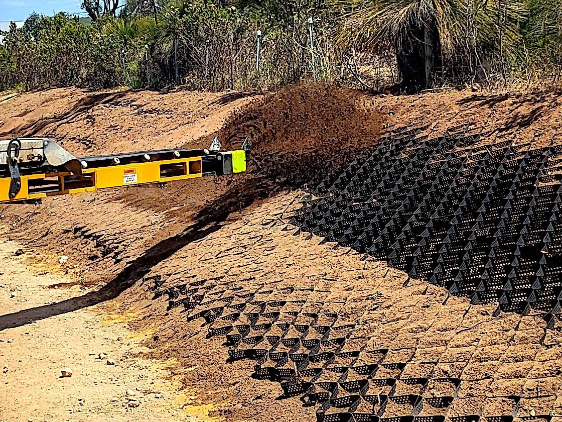 Batter Slope • Road Batter • PMB | Perth Materials Blowing